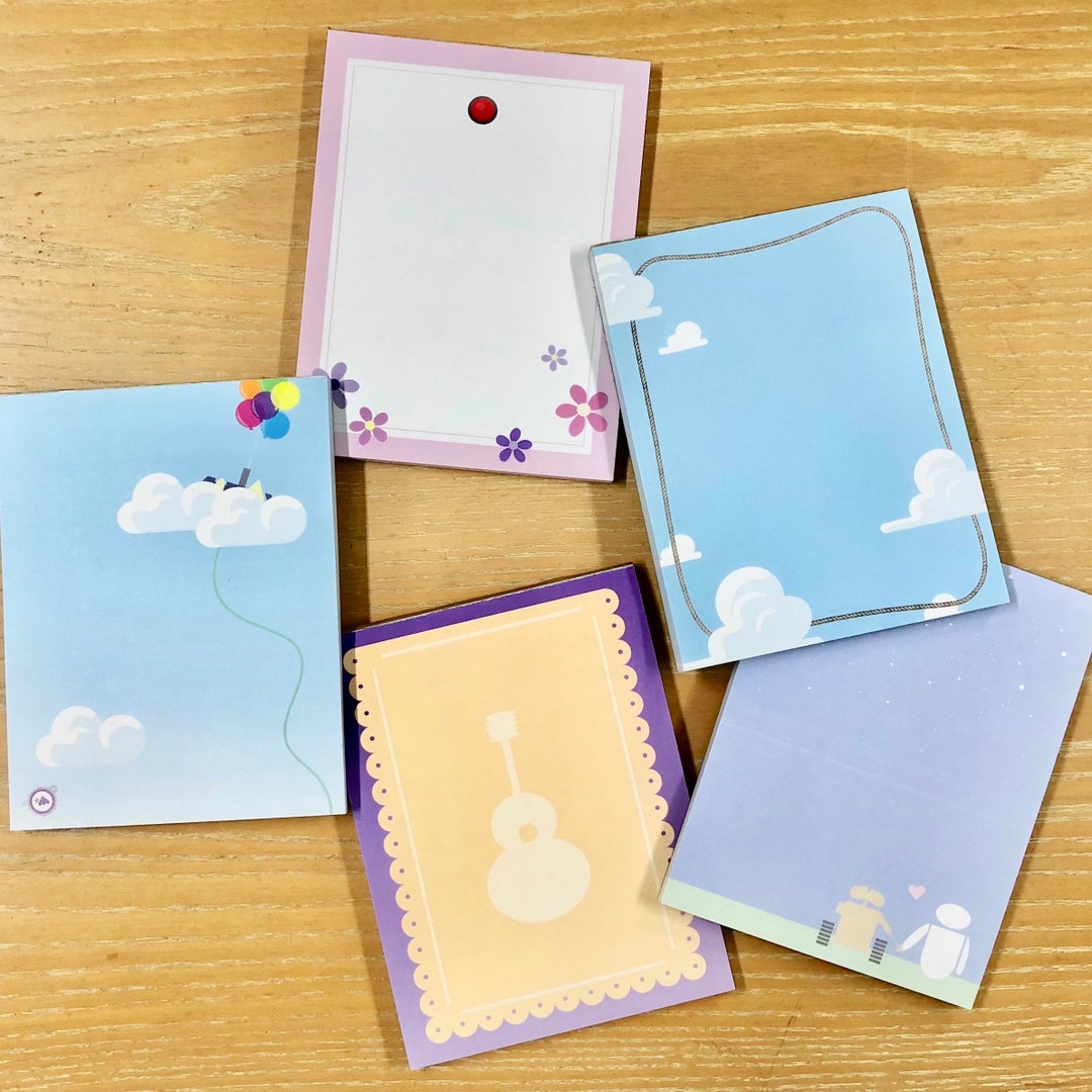 Pixar Inspired Notepads To-do List, Organization, Stationary, Desk ...