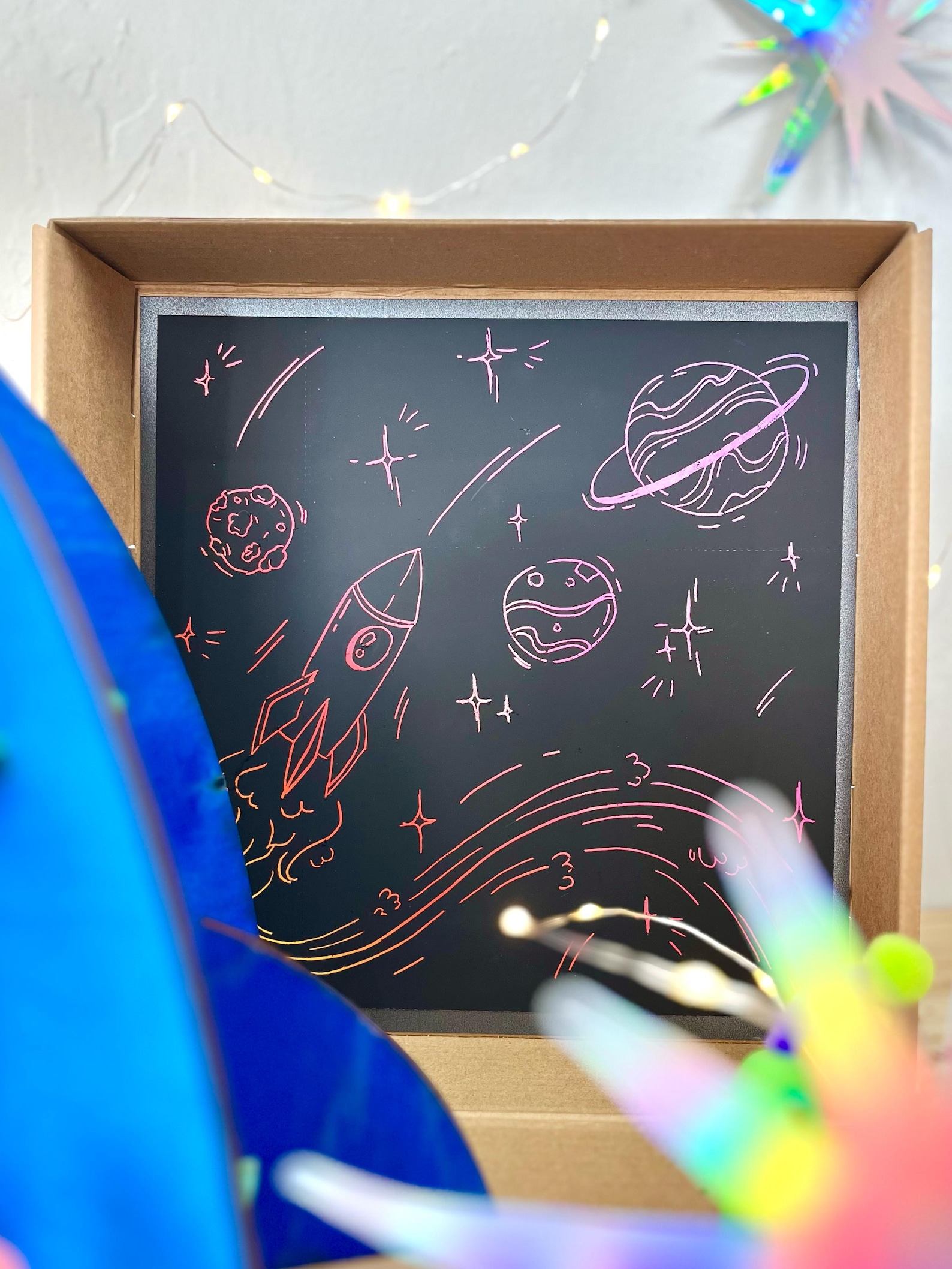 Rocket Ship Craft Kit: Space Adventure With Astronaut & Clay Aliens - Etsy