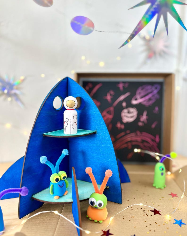 Rocket Ship Craft Kit - Space Kit for Kids - Craft for Kids - Astronaut ...