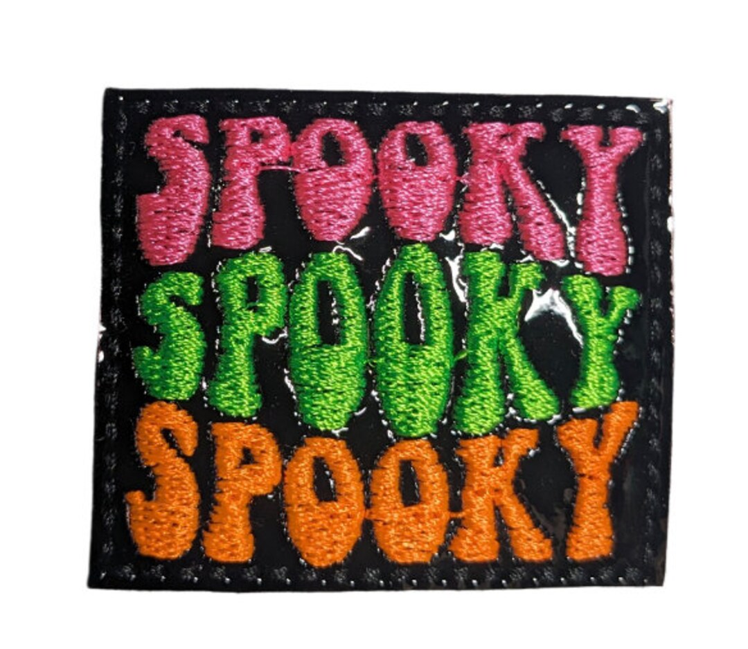 Spooky Spooky Spooky in Black Vinyl 4 in the Set Ready to Use - Etsy