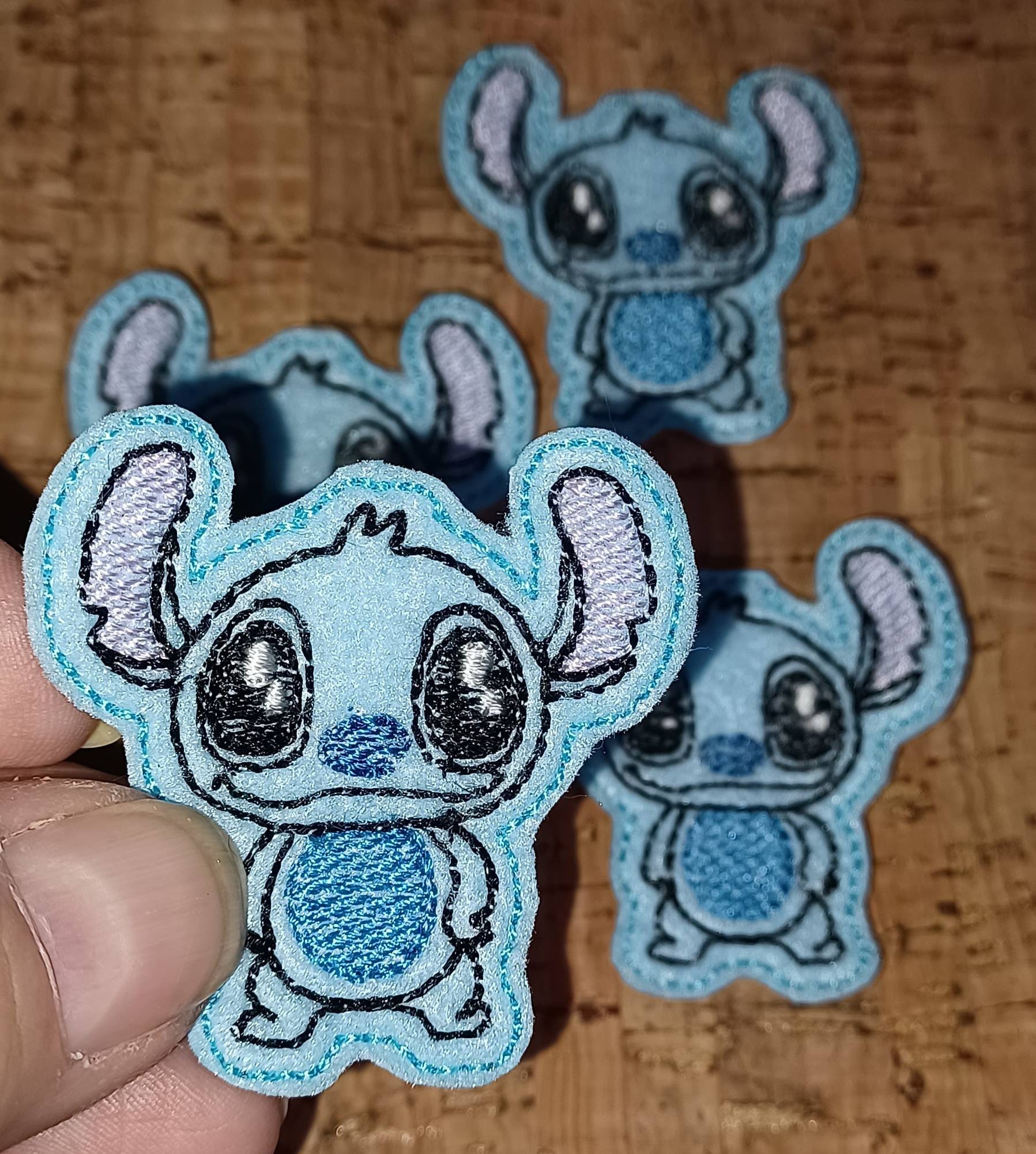 Stitch Inspired Blue Alien Set of Four Cut and Ready to Use - Etsy