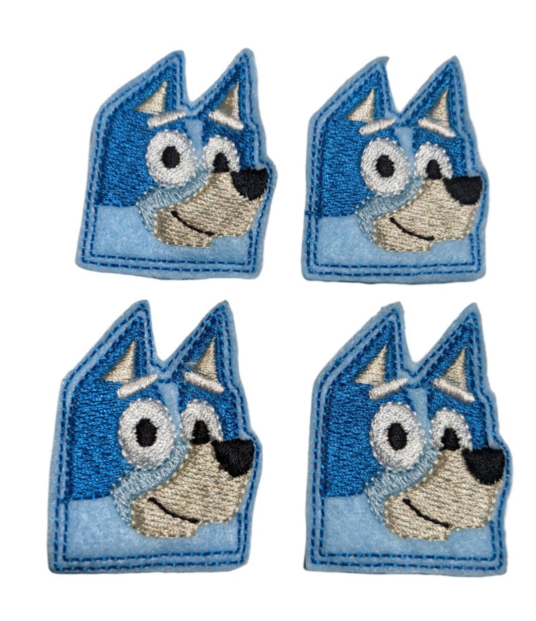 Blue Dog Felties on Felt 4 in the Set Ready to Use You Can Get a Set of ...