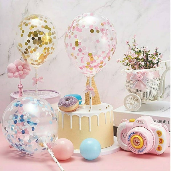 Mini Balloon Cake Topper - Etsy