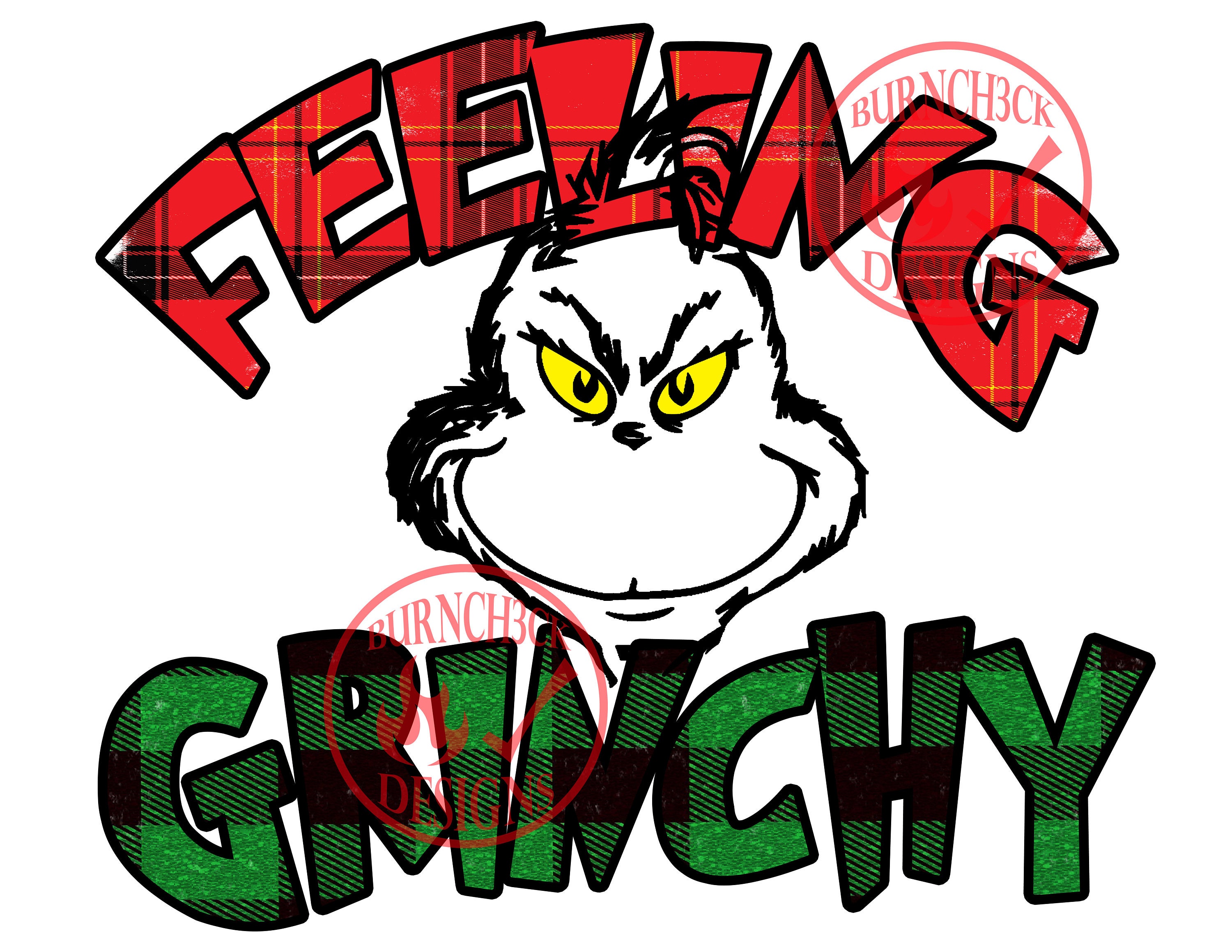 Grinch Feeling Grinchy Sublimation JPG PNG Graphic Download - Etsy
