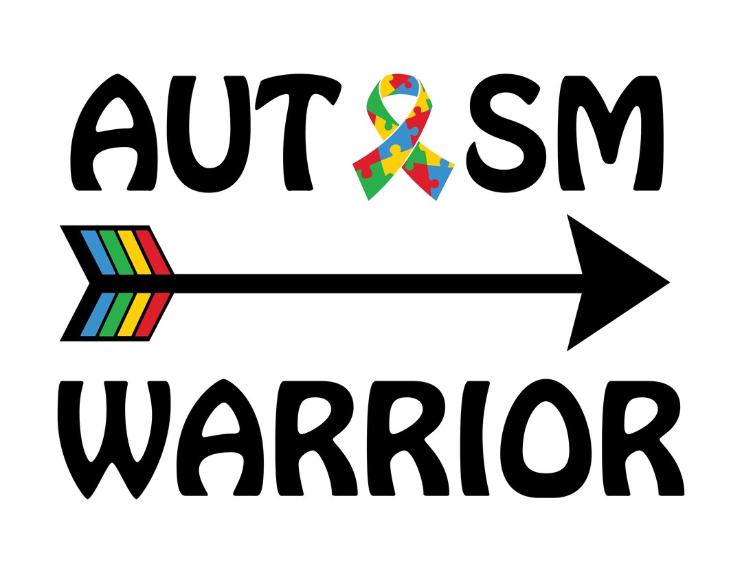 Autism Warrior Shirt Graphic PNG JPG Download High Resolution - Etsy
