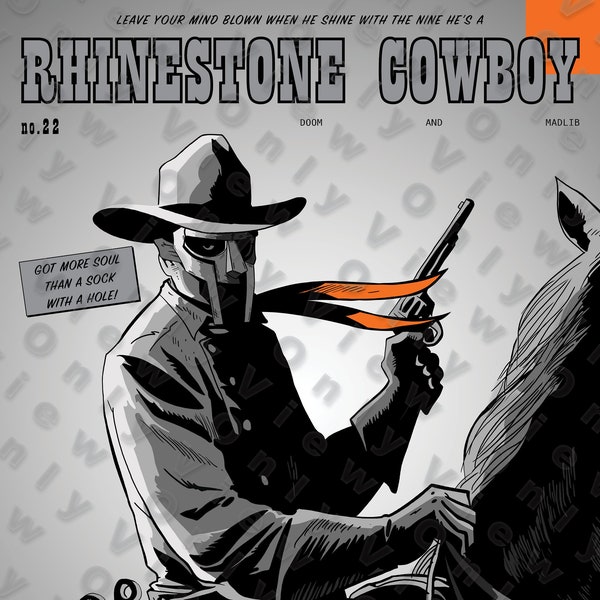 Mf Doom Comic Poster - Etsy