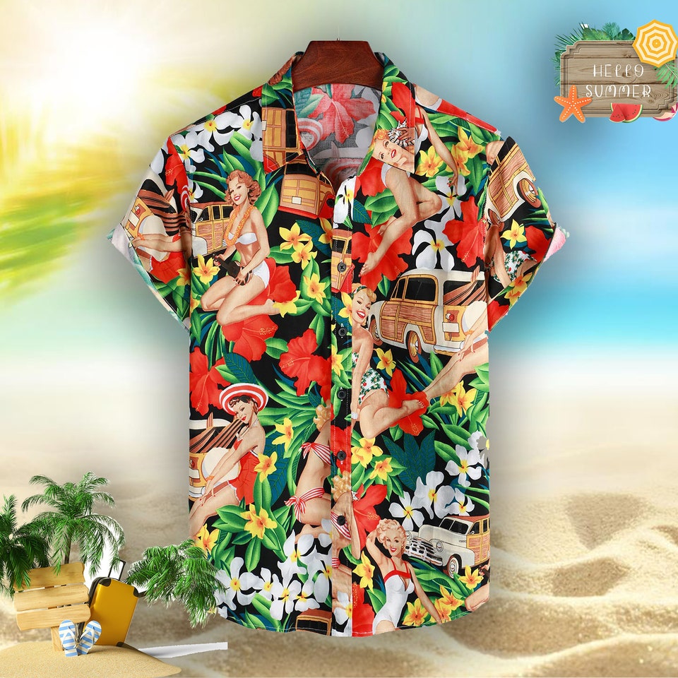 Beach Casual Button Down Hawaiian Shirt sold by Dud Bolt Layra | SKU ...