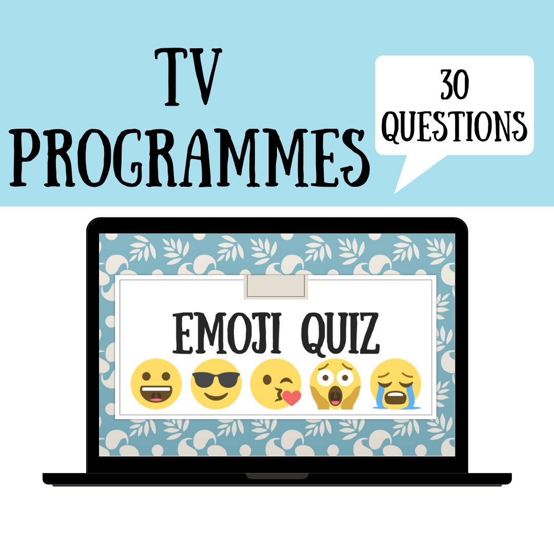 Emoji Quiz: TV virtual Games, Zoom Games for Groups, Zoom Games for ...