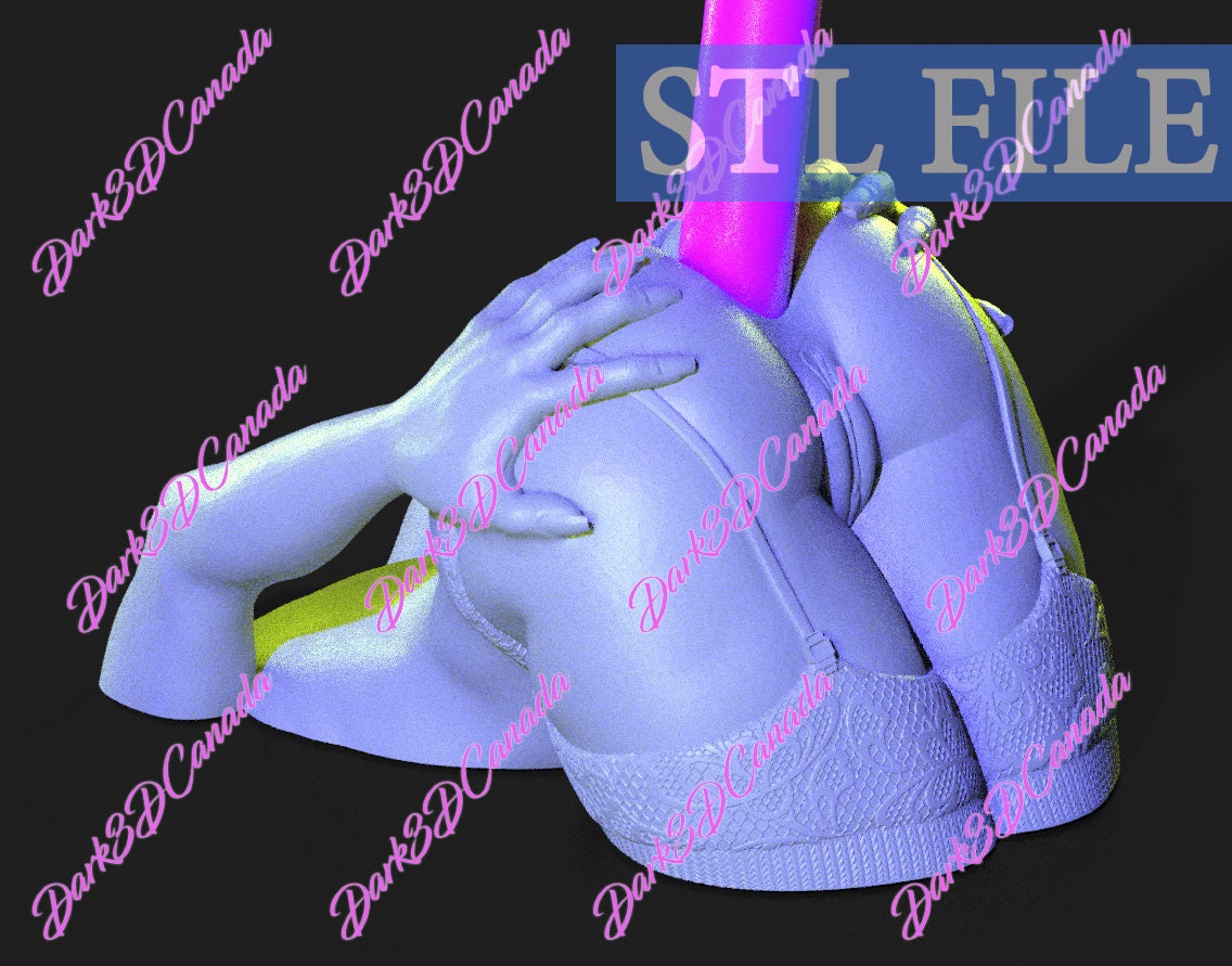 NSFW Booty Pen Holder STL FILE - Etsy Canada