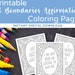 Set Boundaries Coloring Pages, Affirmation Coloring Pages, Printable ...