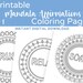 Printable Mandala Affirmations Coloring Pages Vol 1, Adult Coloring ...