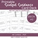Spiritual Guidance, Printable Card Deck, Oracle Cards, Fortune Teller ...