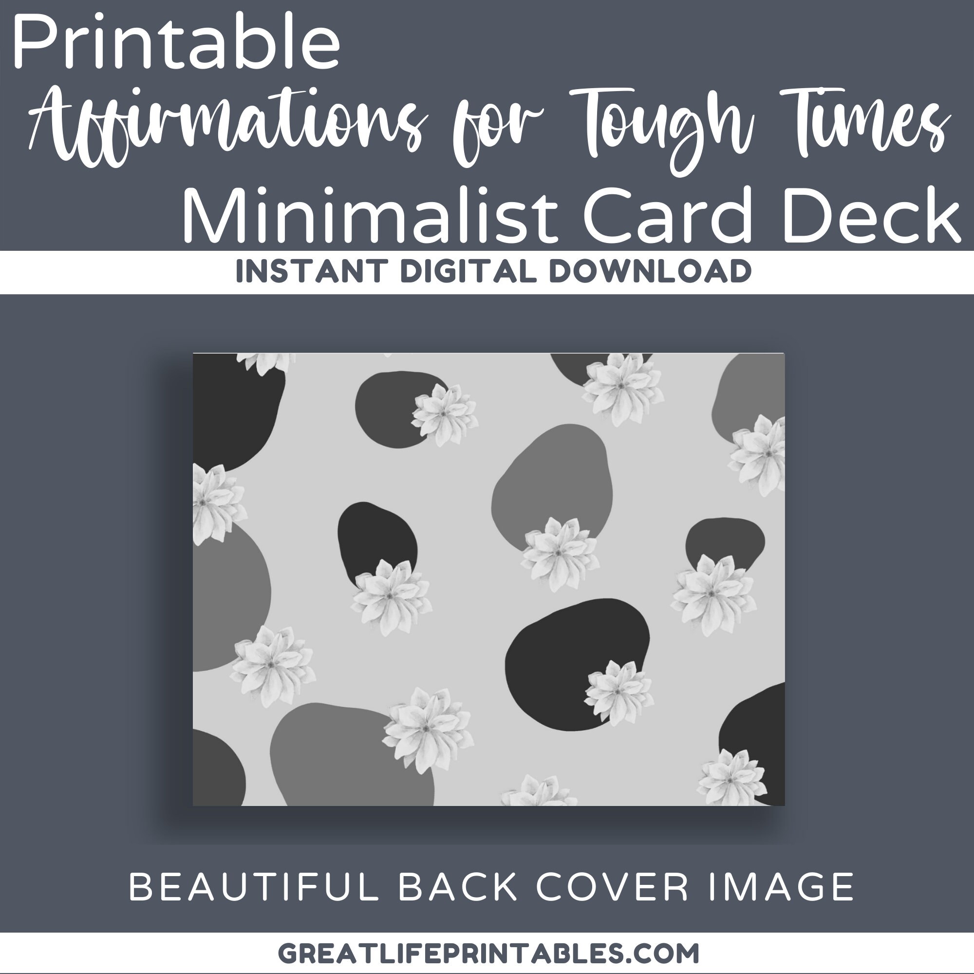 Tough Times, Printable Affirmations, Affirmation Deck, Daily ...