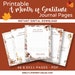 Gratitude Journal, Printable Journal, Autumn Journal, Journal Prompts ...