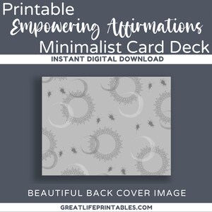 Empowering Affirmations, Printable Affirmations, Affirmation Deck ...