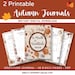 Fall Journal Printable, Autumn Journal, Writing Prompt Journal ...
