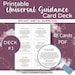Spiritual Guidance, Printable Card Deck, Oracle Cards, Fortune Teller ...
