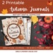 Fall Journal Printable, Autumn Journal, Writing Prompt Journal ...