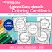 Affirmation Bundle, Printable Affirmation Coloring Card Deck ...