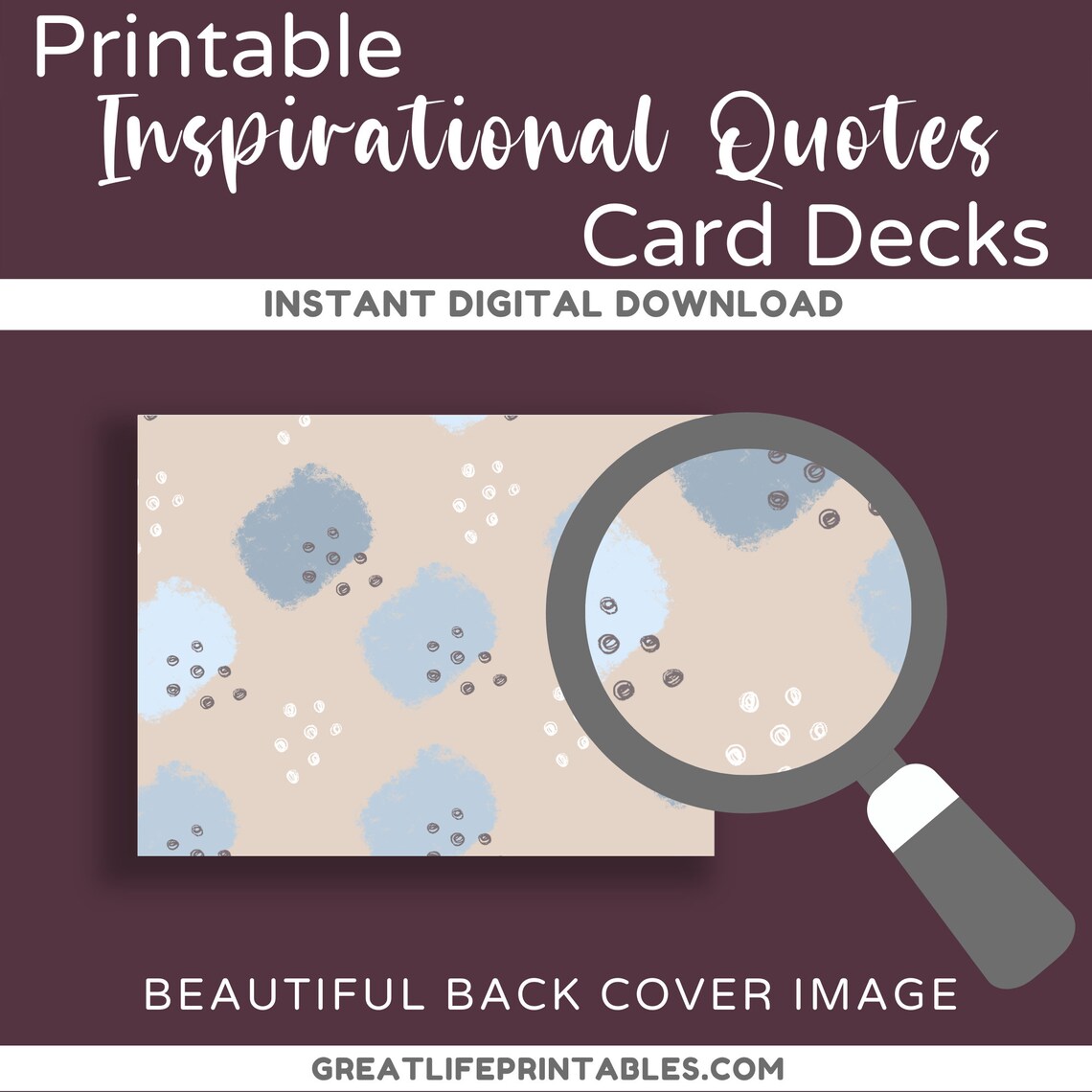 Motivational Cards, Positive Quote Cards, Printable Card Deck ...