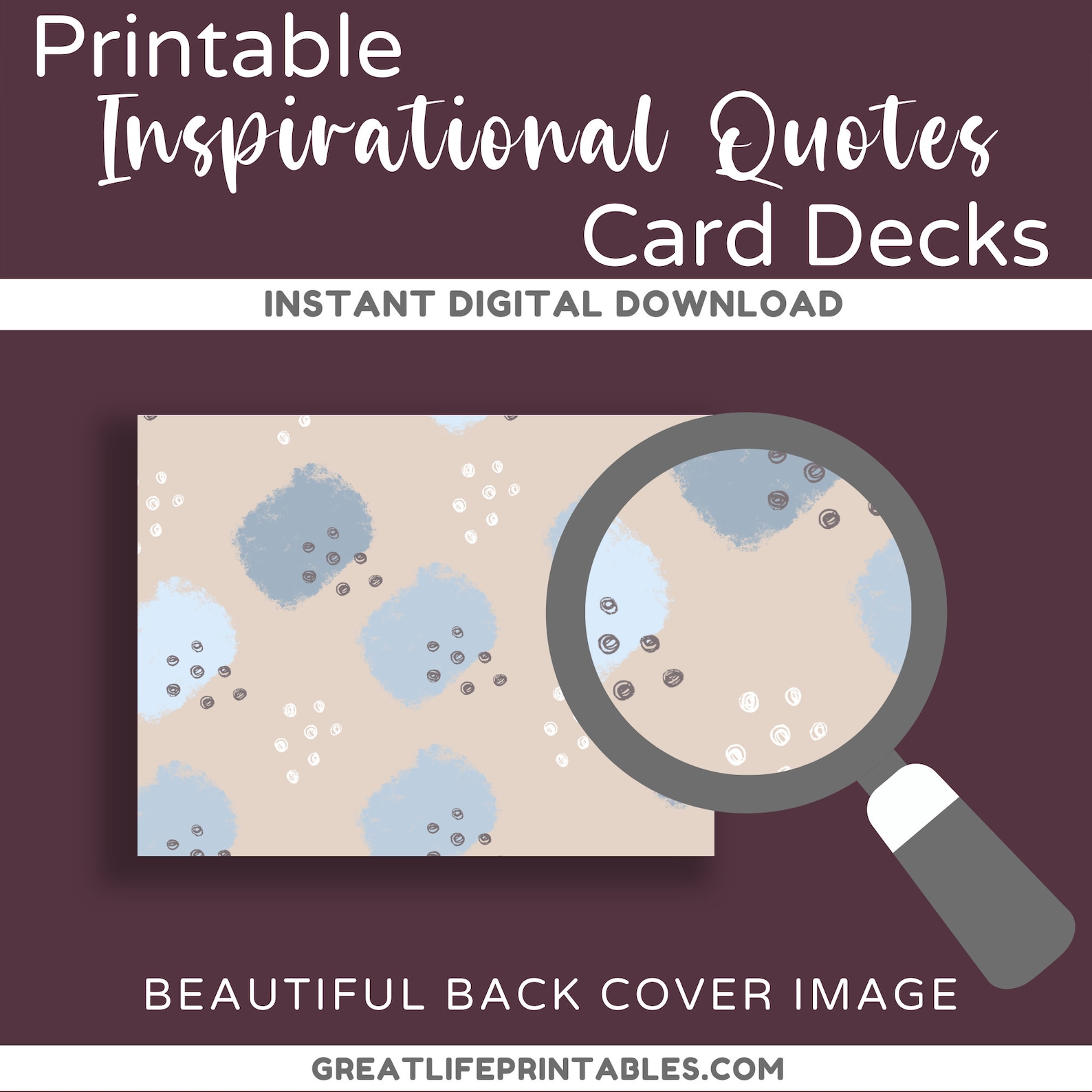 Motivational Cards, Positive Quote Cards, Printable Card Deck ...