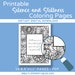 Printable Silence and Stillness Coloring Pages Vol 2, Floral Digital ...