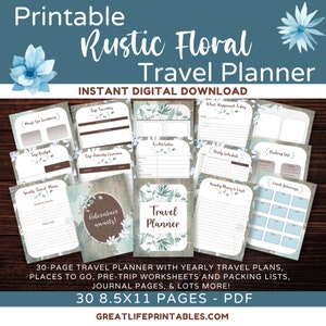 Ultimate Life Planner Printable, Undated Planner Printable, Life ...