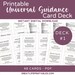 Spiritual Guidance, Printable Card Deck, Oracle Cards, Fortune Teller ...