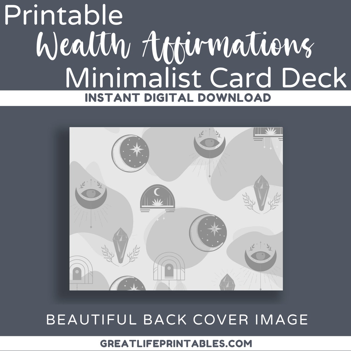 Manifest Wealth Affirmations, Abundance Affirmations, Printable ...