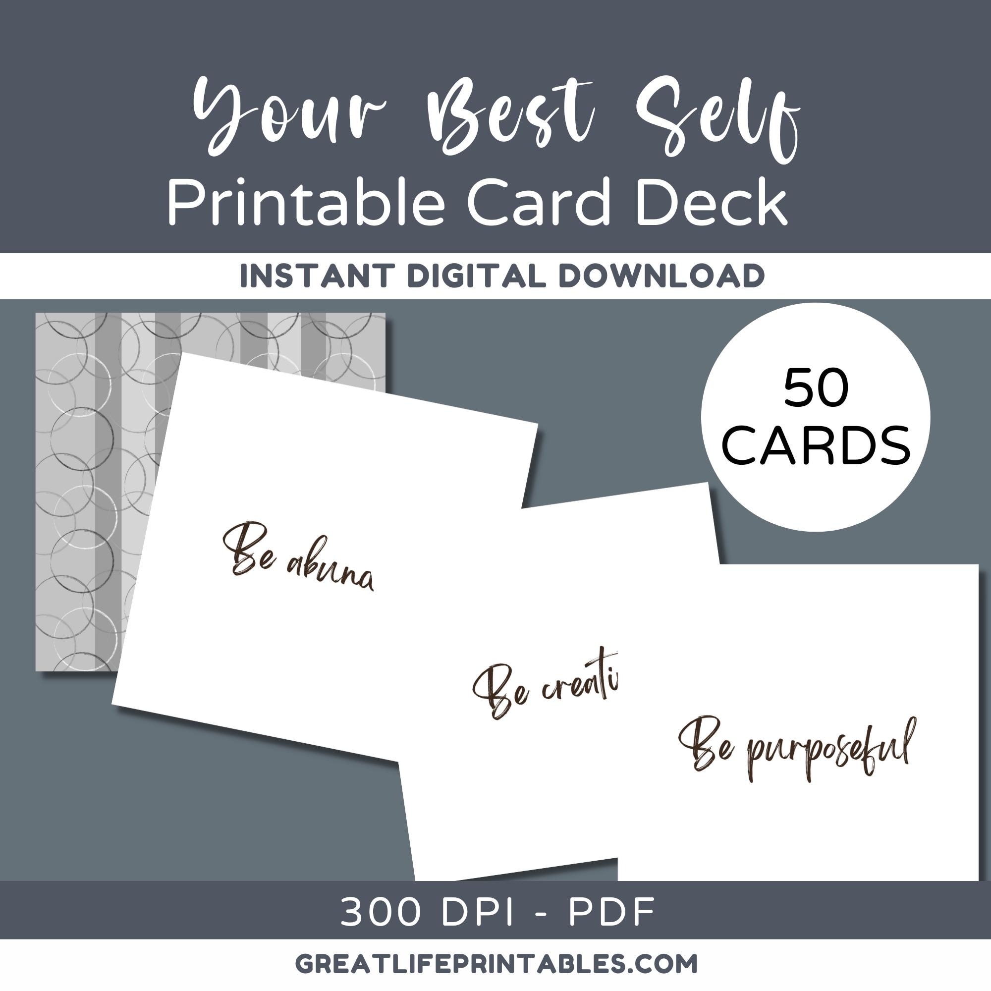 Your Best Self, Affirmation Cards, Affirmation Deck, Oracle Deck ...