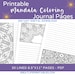 Mandala Coloring, Printable Journal, Adult Coloring, Coloring Sheets ...