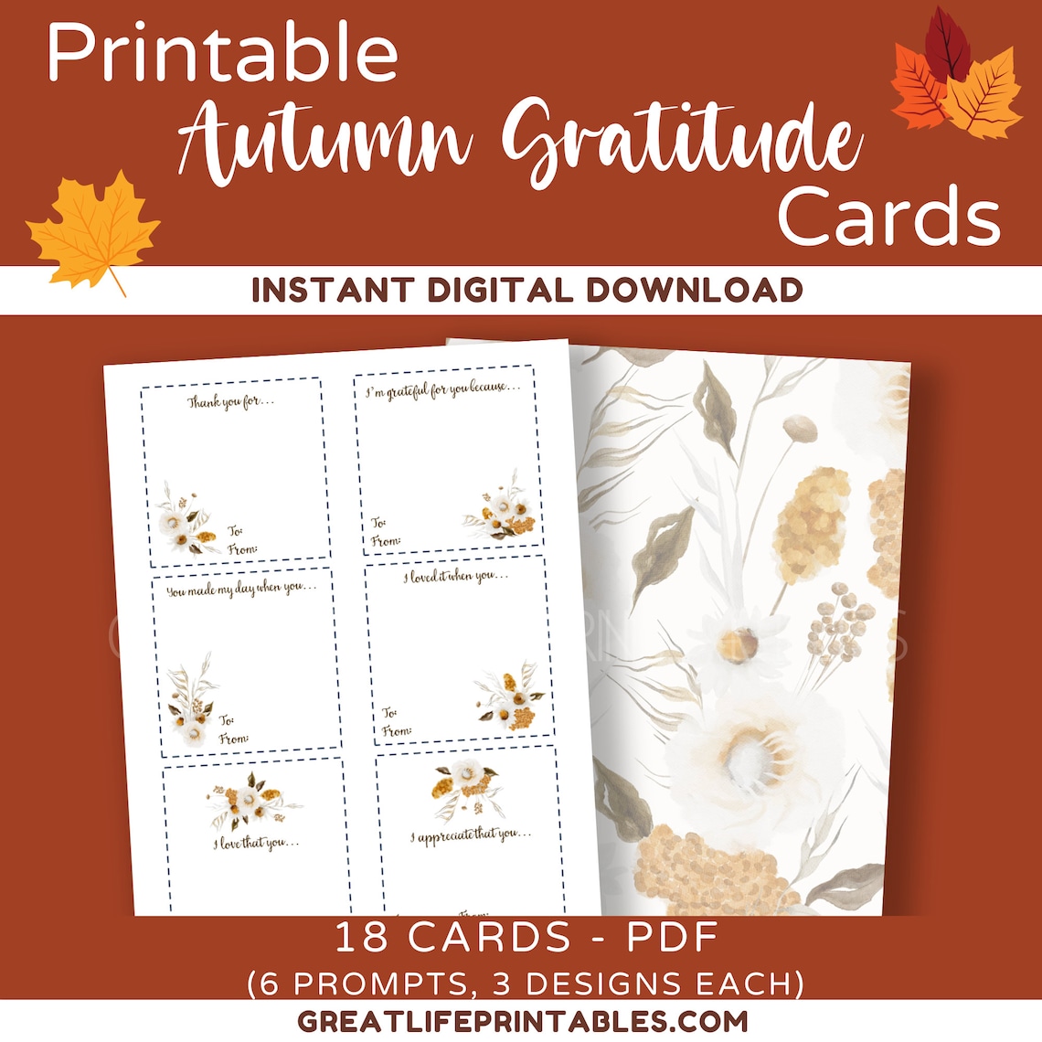 Printable Appreciation Cards Gratitude Cards Appreciation - Etsy