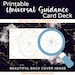 Universal Guidance Printable Oracle Card Deck, Printable Fortune Teller ...