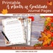 Gratitude Journal, Printable Journal, Autumn Journal, Journal Prompts ...