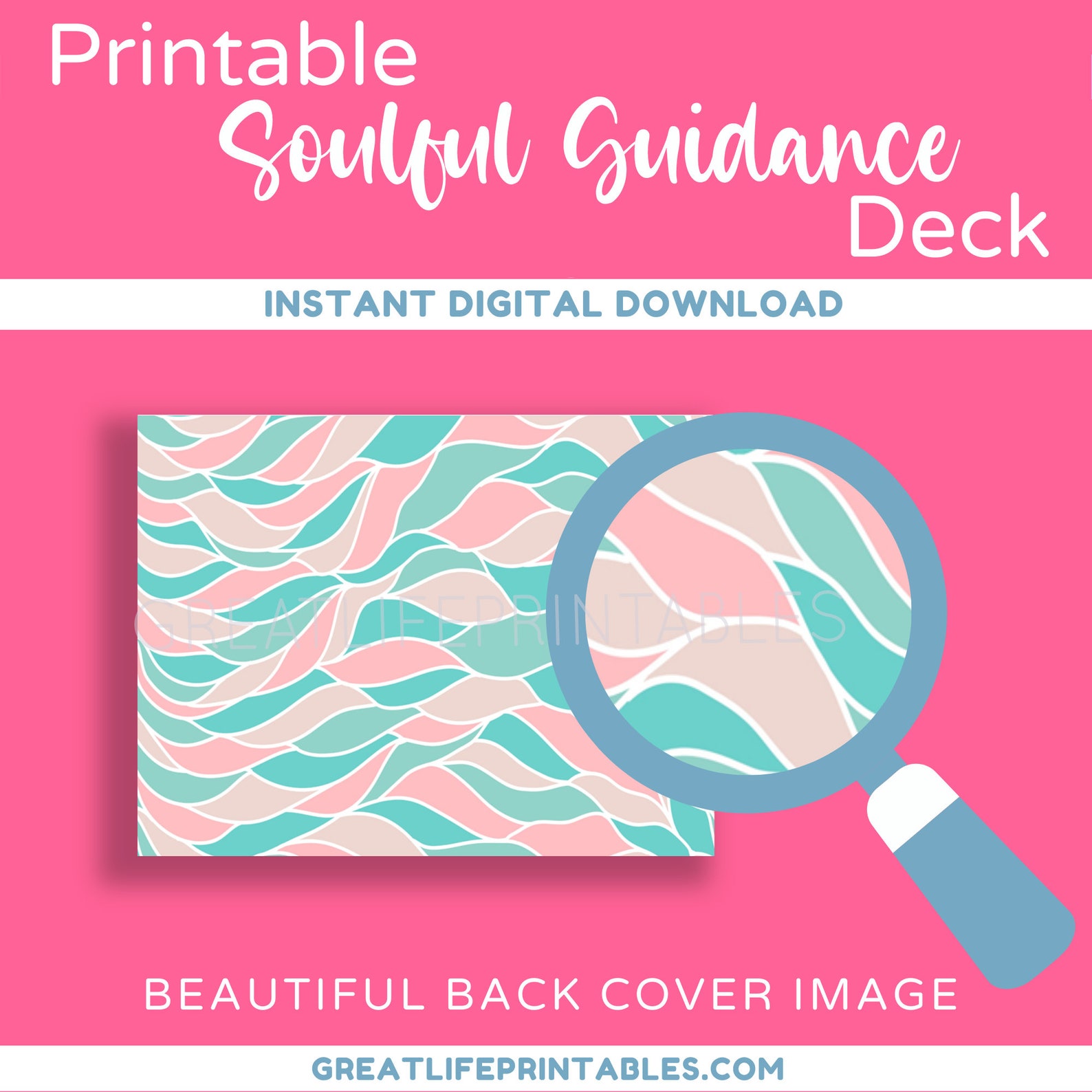 Printable Soulful Guidance Card Deck, Guidance Oracle Cards ...