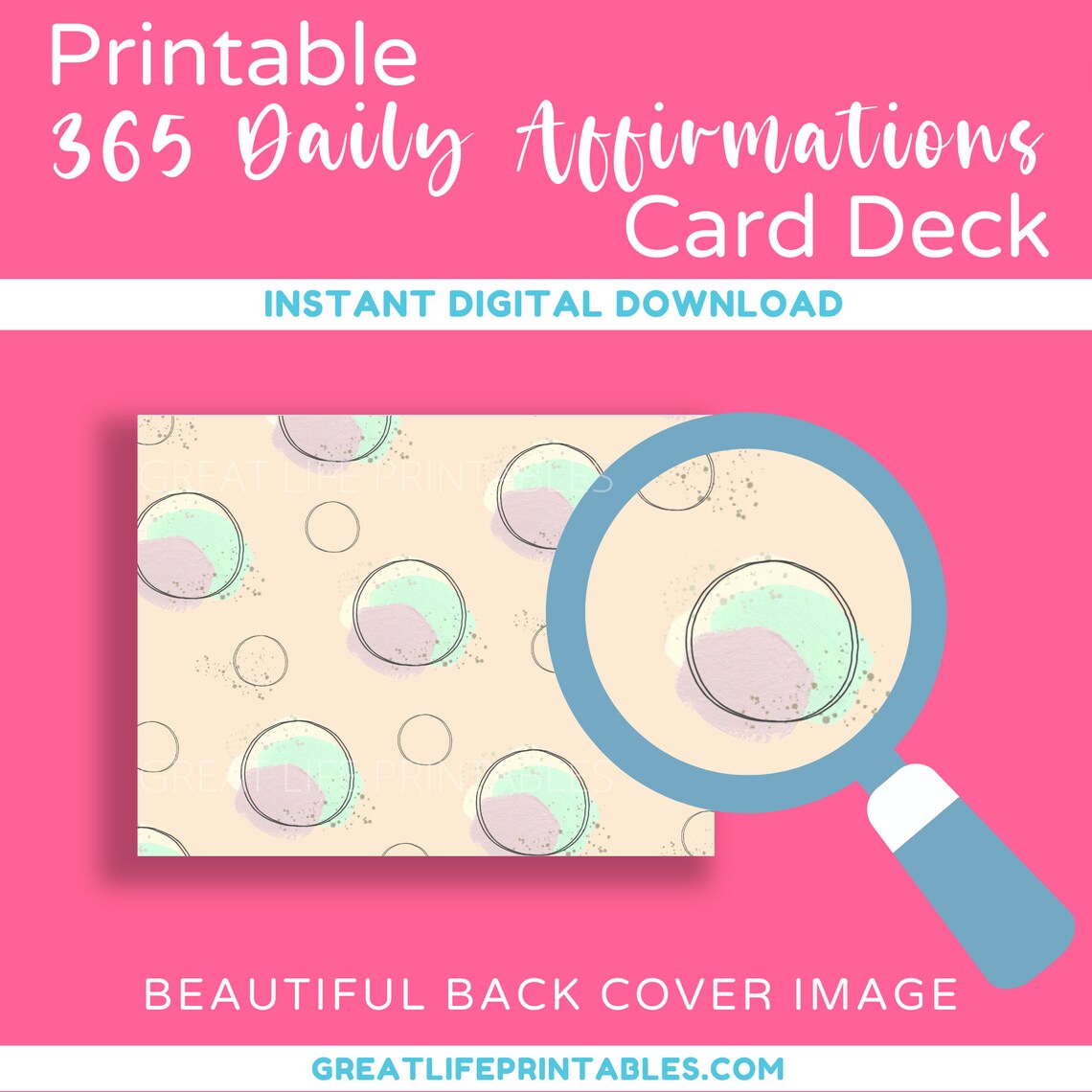 365 Daily Affirmations, Printable Affirmations, Affirmation Deck ...