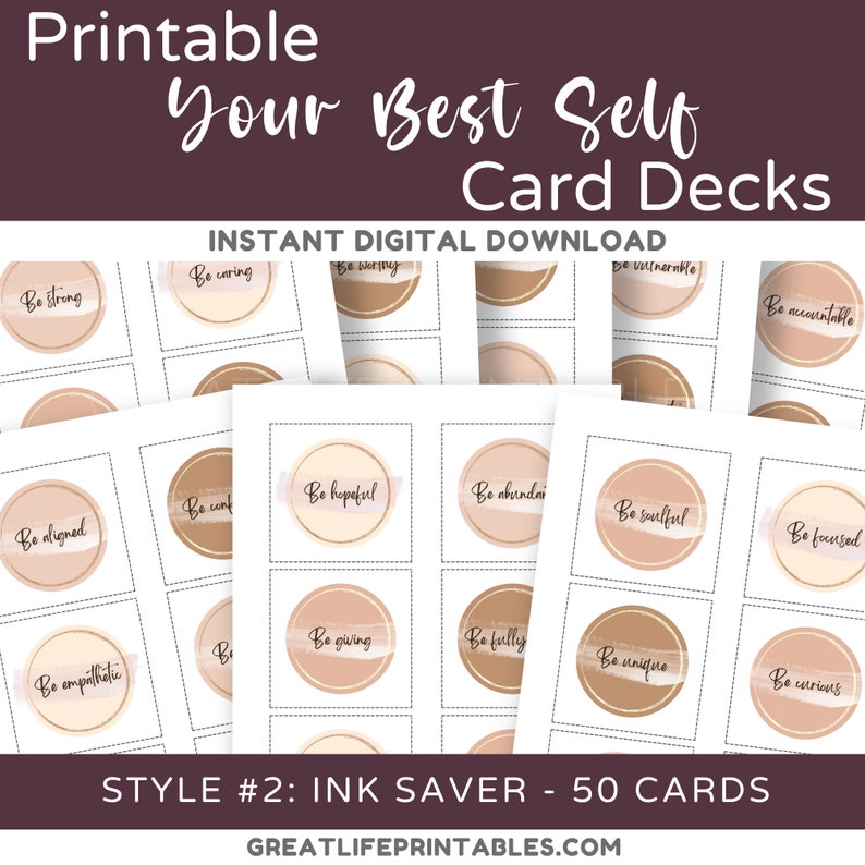 Your Best Self, Affirmation Cards, Affirmation Deck, Oracle Deck ...