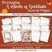 Gratitude Journal, Printable Journal, Autumn Journal, Journal Prompts ...
