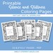 Printable Silence and Stillness Coloring Pages Vol 1, Floral Digital ...