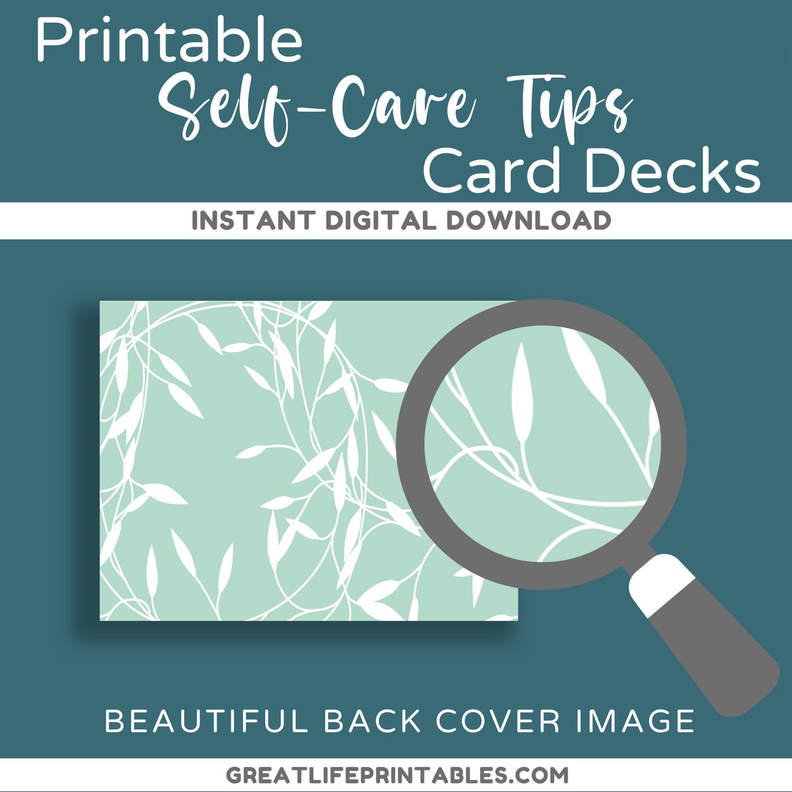 Printable Self-care Cards Self Care Card Deck Self Care - Etsy
