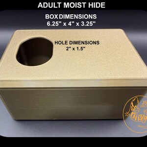 Leopard Gecko Moist Hide / Lay Box - Etsy