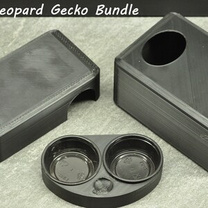 Leopard Gecko Hide, Moist Hide Lay Box, and Feeding Station - Etsy