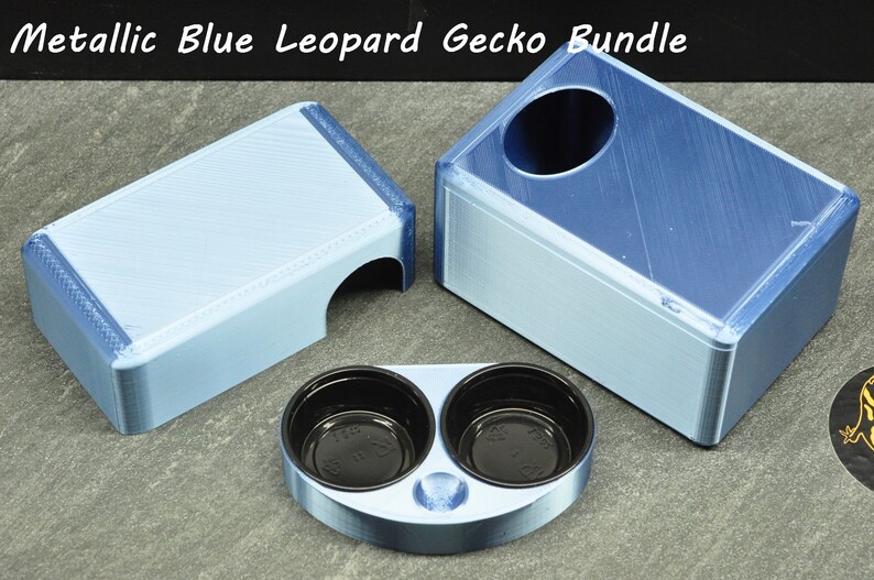 Leopard Gecko Hide Moist Hide Lay Box and Feeding Station - Etsy