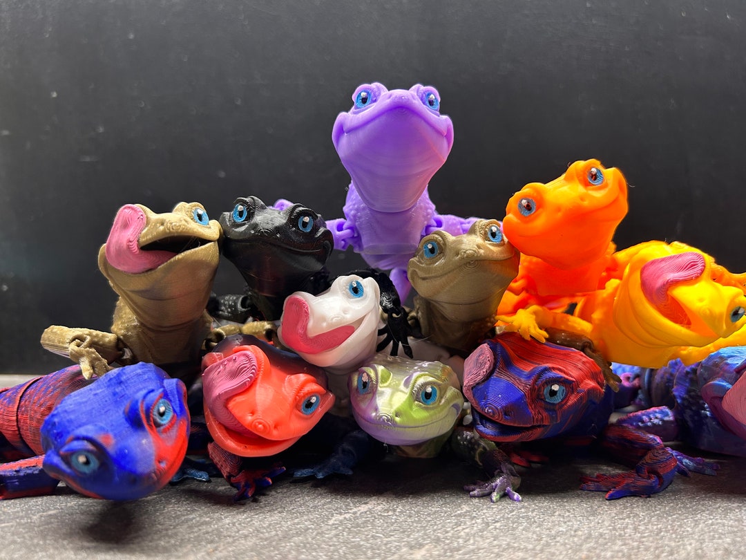 Leopard Gecko Articulated 3D Printed - Etsy