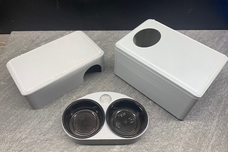 Leopard Gecko Hide Moist Hide Lay Box and Feeding Station - Etsy