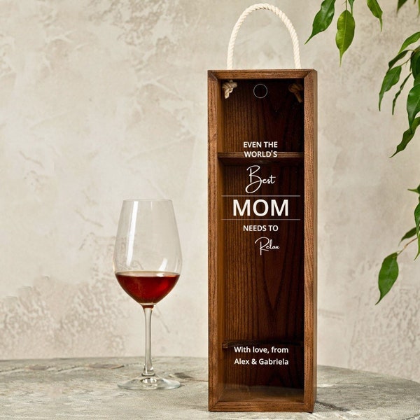 Custom Wine Box - Etsy