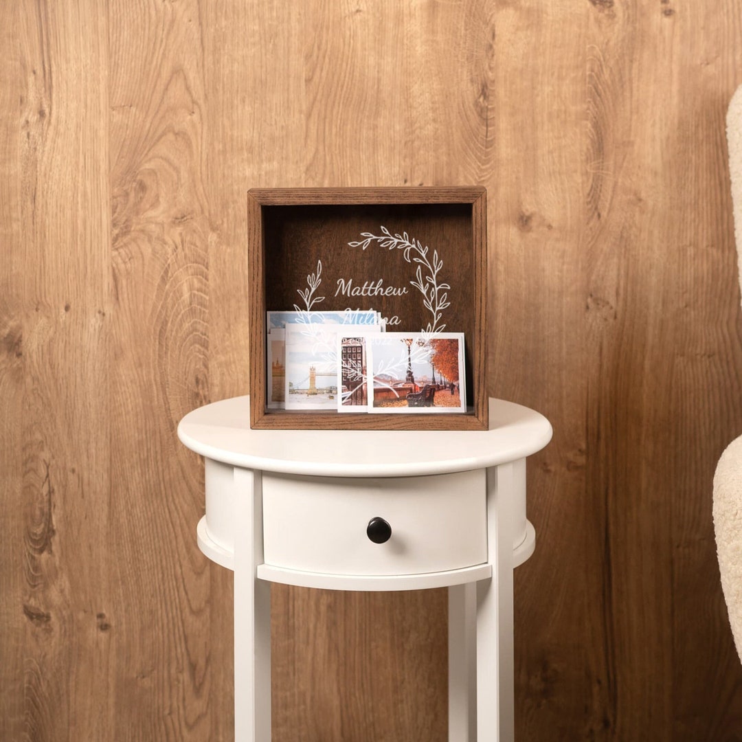 Wedding Memory Box, Photo Collection Box, Wooden Large Keepsake Photos ...