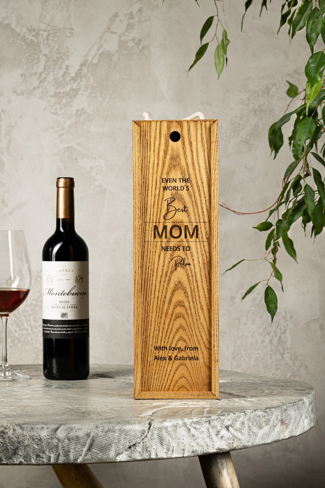 Custom Wine Box, Bottle Box, Wine Box, Wooden Wine Box, Engraved Wine ...