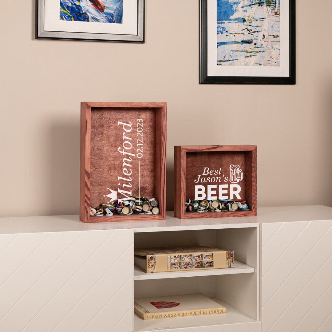 Shadow Box for Bottle Caps, Bottle Cap Shadow Box,shadow Box Gifts,beer ...