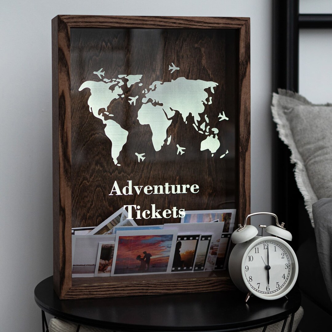 Ticket Memory Box Frame for Tickets, Shadow Box,memento Box ...